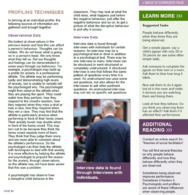 Behaviour Profiling Study Guide